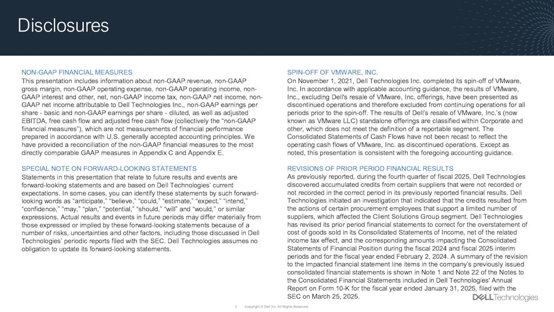 Dell Technologies Inc. 2026 Q3 - Results - Earnings Call Presentation ...