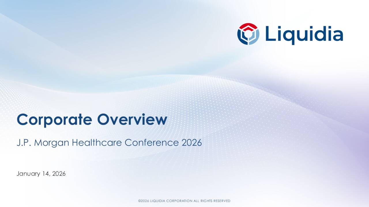 Liquidia Corporation (LQDA) Presents at 44th Annual J.P. Morgan ...