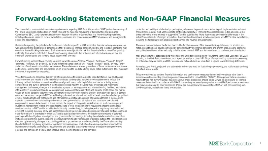 M&T Bank Corporation 2025 Q4 - Results - Earnings Call Presentation ...