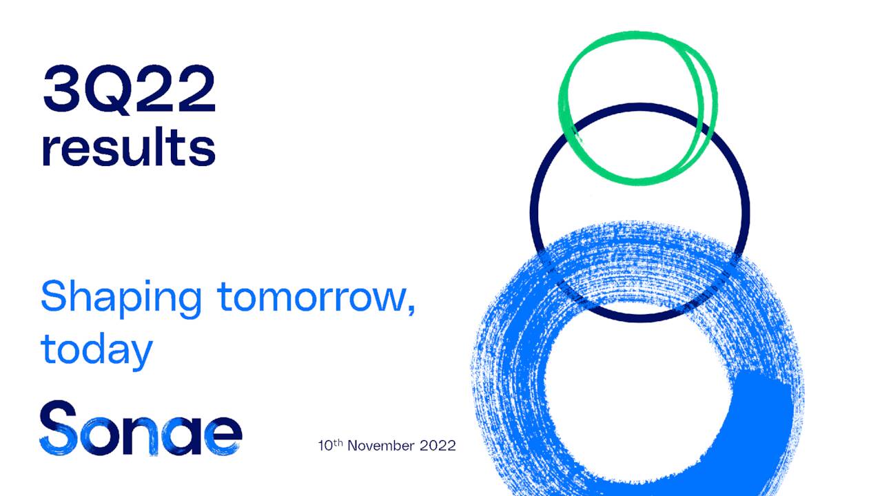 Sonae, SGPS, S.A. 2022 Q3 - Results - Earnings Call Presentation (OTCMKTS:SOSSF) | Seeking Alpha