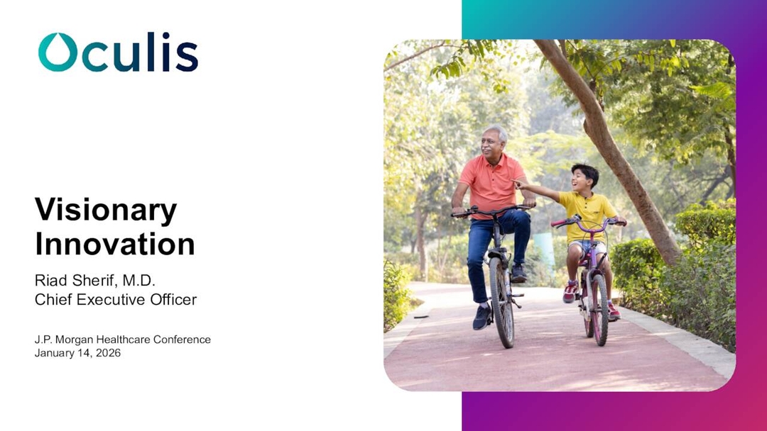 Oculis Holding AG (OCS) Presents at 44th Annual J.P. Morgan Healthcare ...