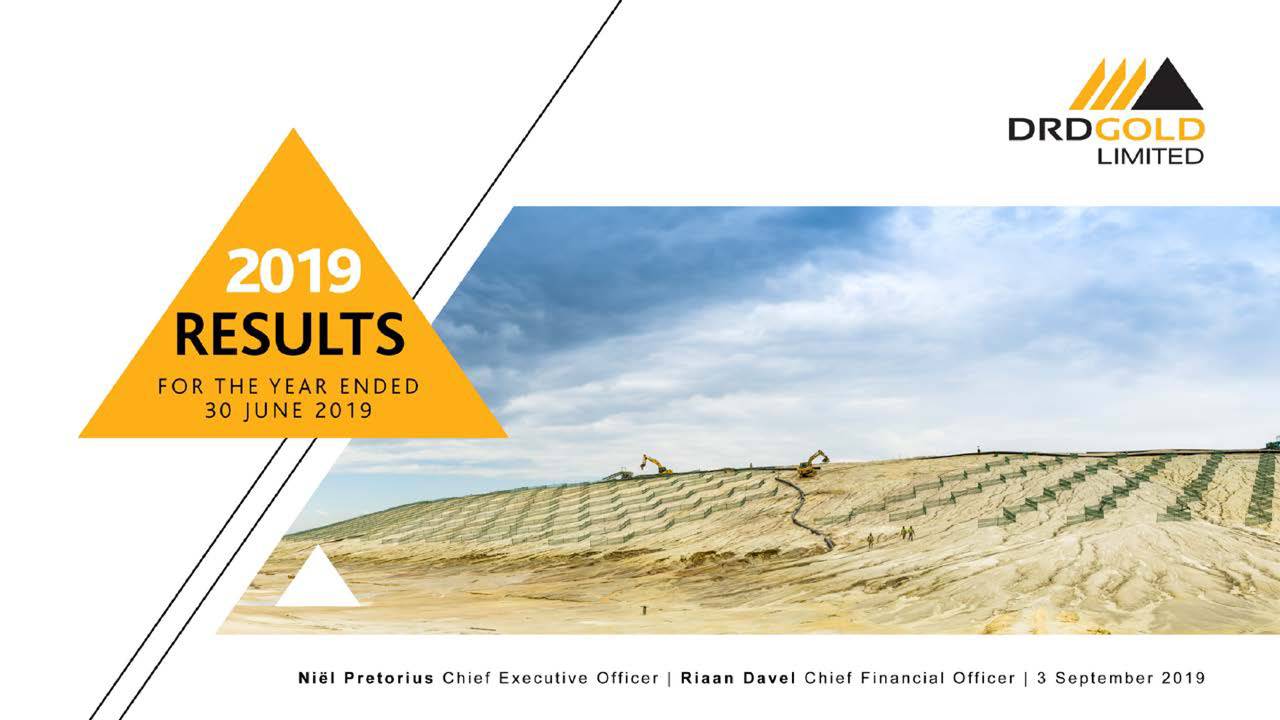 DRDGOLD Limited 2019 Q4 - Results - Earnings Call Slides (NYSE:DRD ...