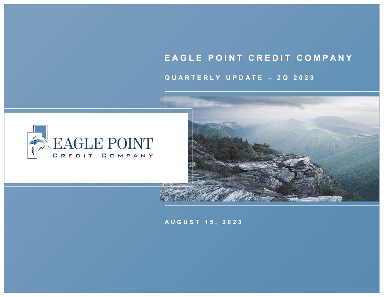 Eagle Point Credit Co LLC 2023 Q1 - Results - Earnings Call ...
