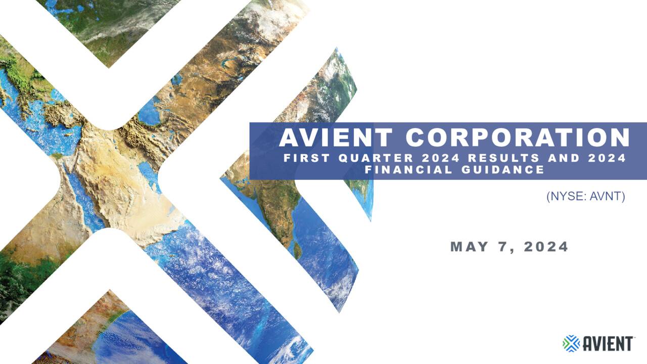 Avient Corporation 2024 Q1 - Results - Earnings Call Presentation (NYSE ...