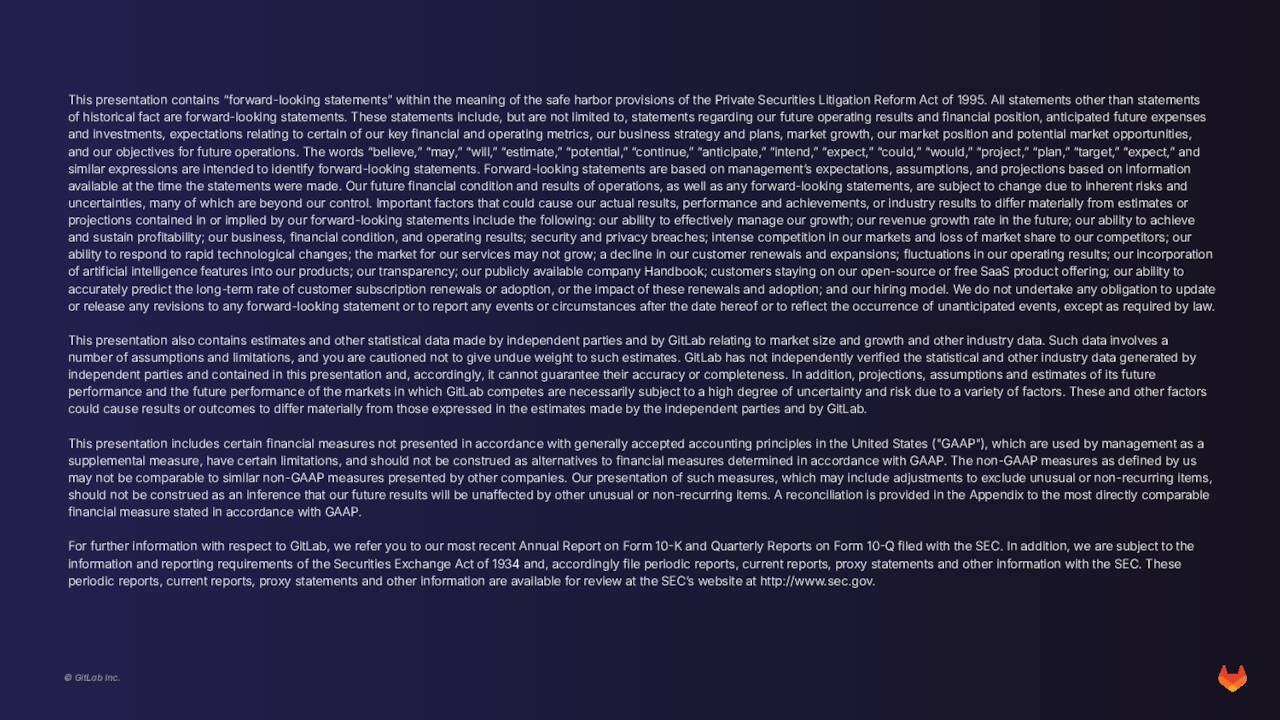 GitLab Inc. 2026 Q1 - Results - Earnings Call Presentation (NASDAQ:GTLB) | Seeking Alpha