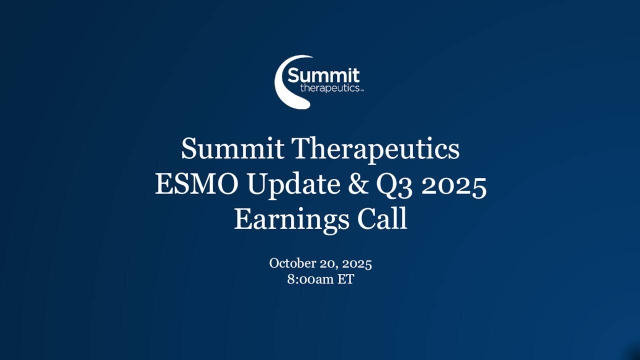 Summit Therapeutics Inc. 2025 Q3 - Results - Earnings Call Presentation ...