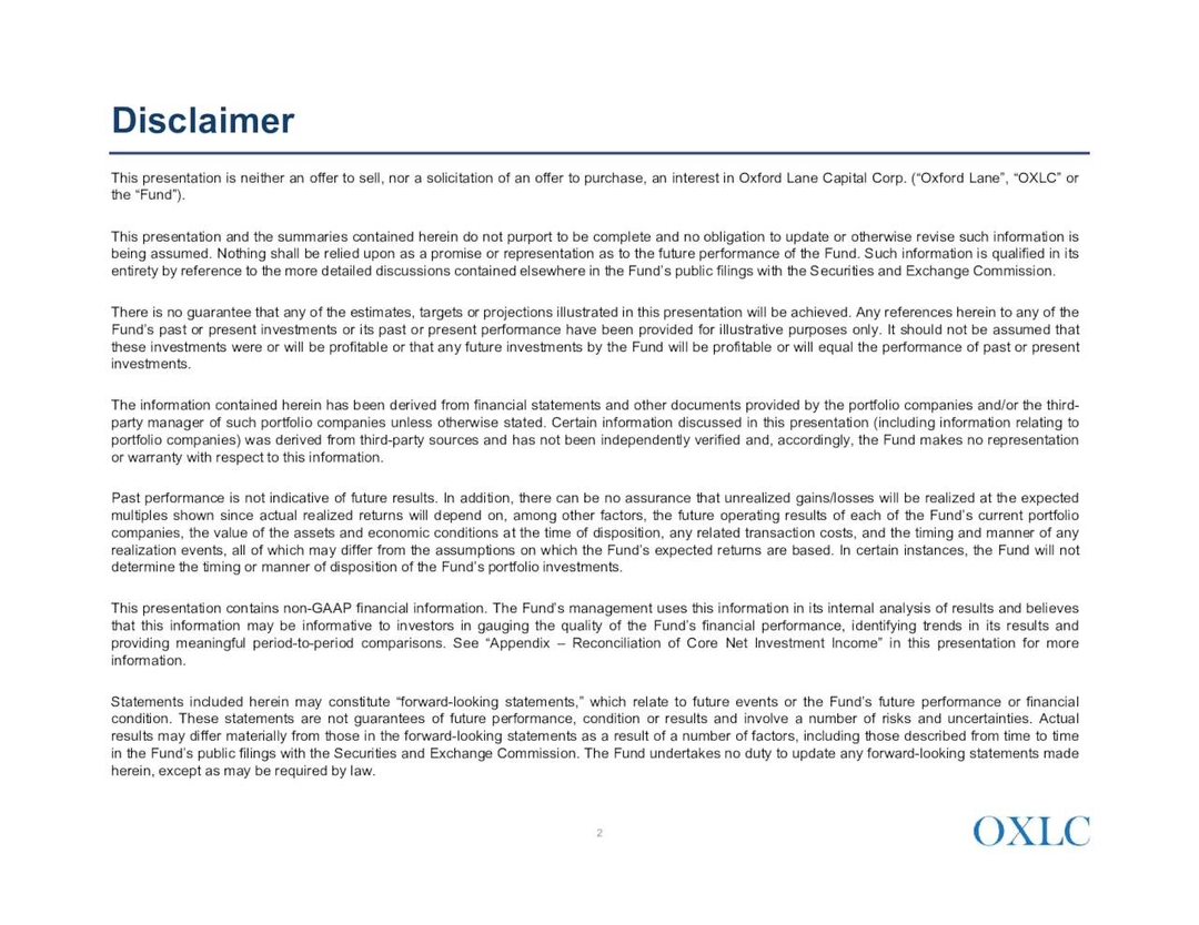 Oxford Lane Capital Corporation 2026 Q2 - Results - Earnings Call ...