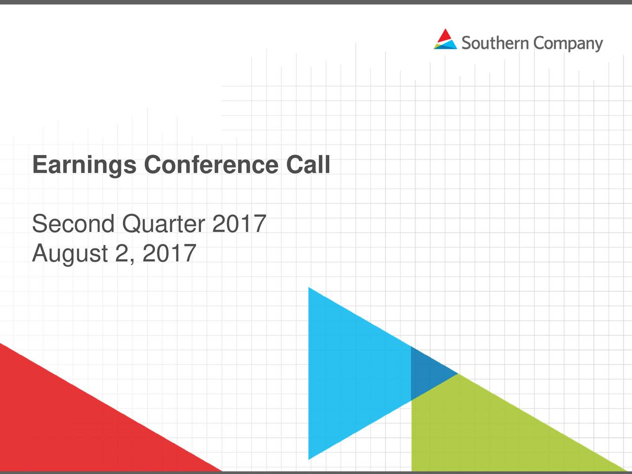 Southern Company 2017 Q2 - Results - Earnings Call Slides (NYSE:SO) | Seeking Alpha