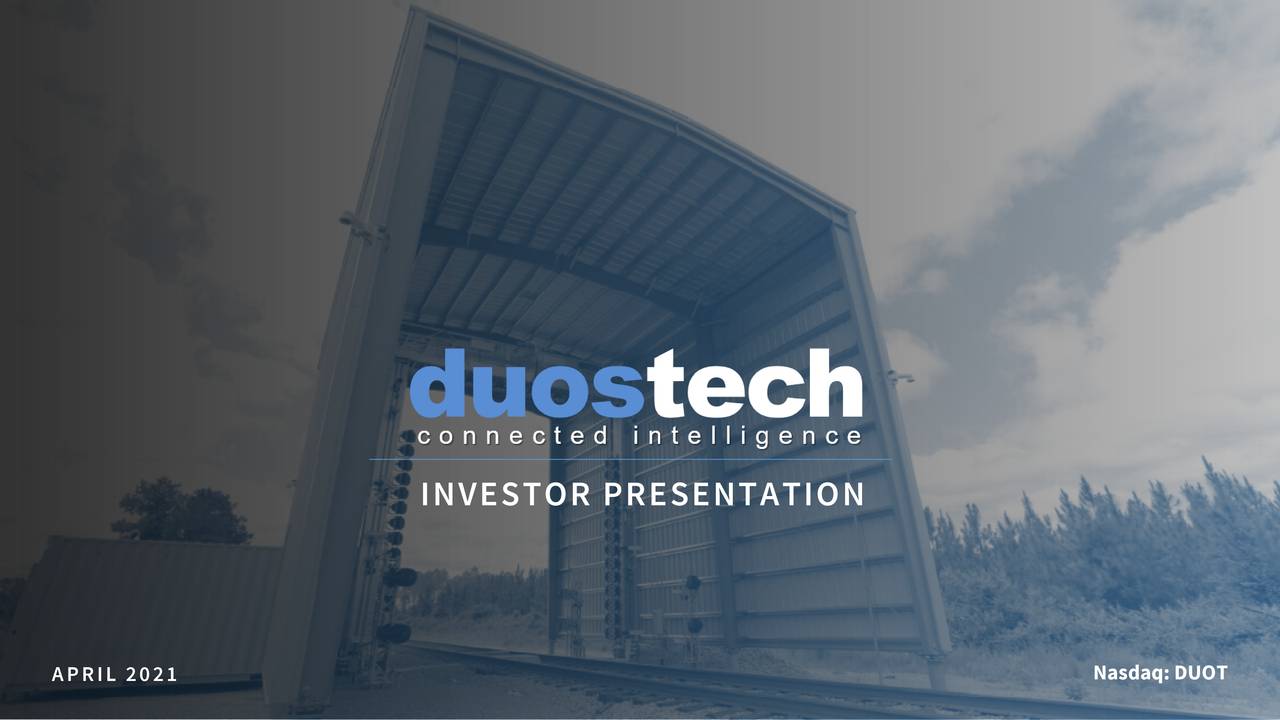 Duos Technologies Group (DUOT) Investor Presentation - Slideshow ...