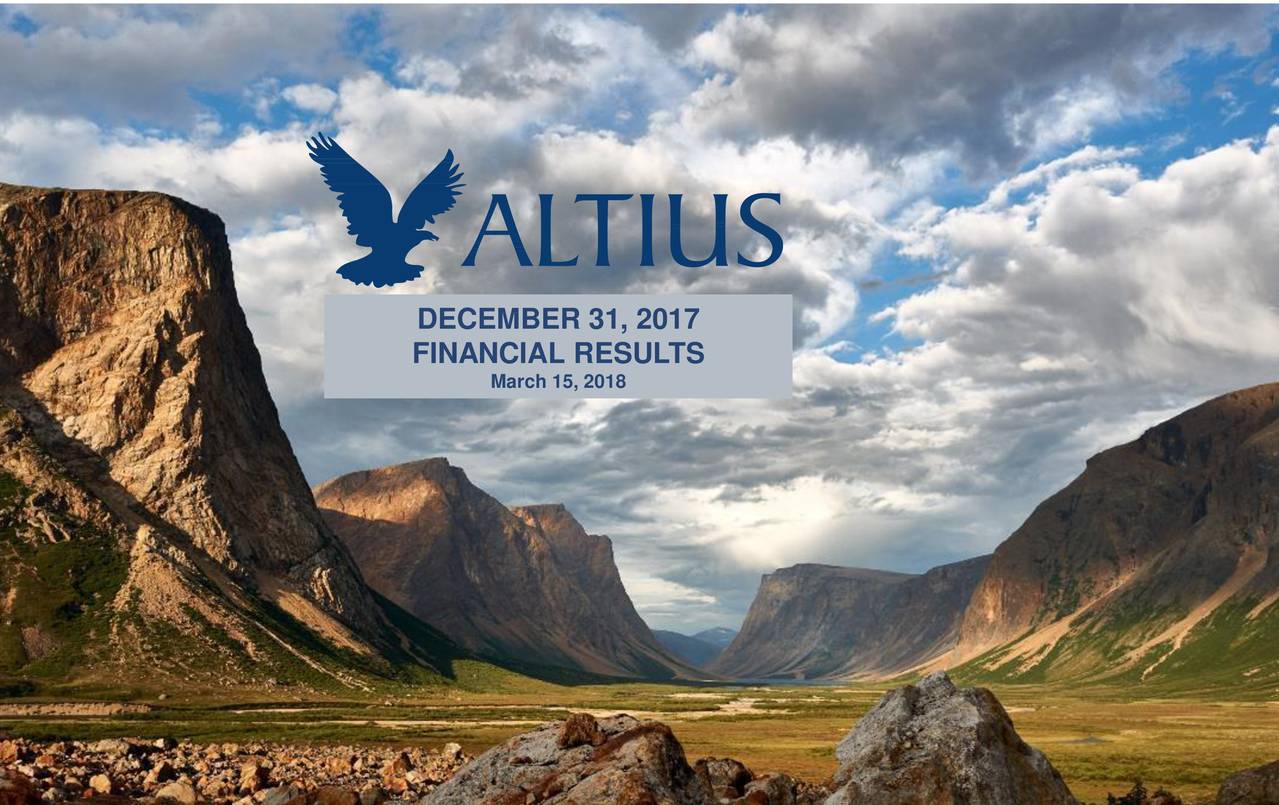 Altius Minerals Corp. 8 Month Results - Earnings Call Slides (OTCMKTS ...