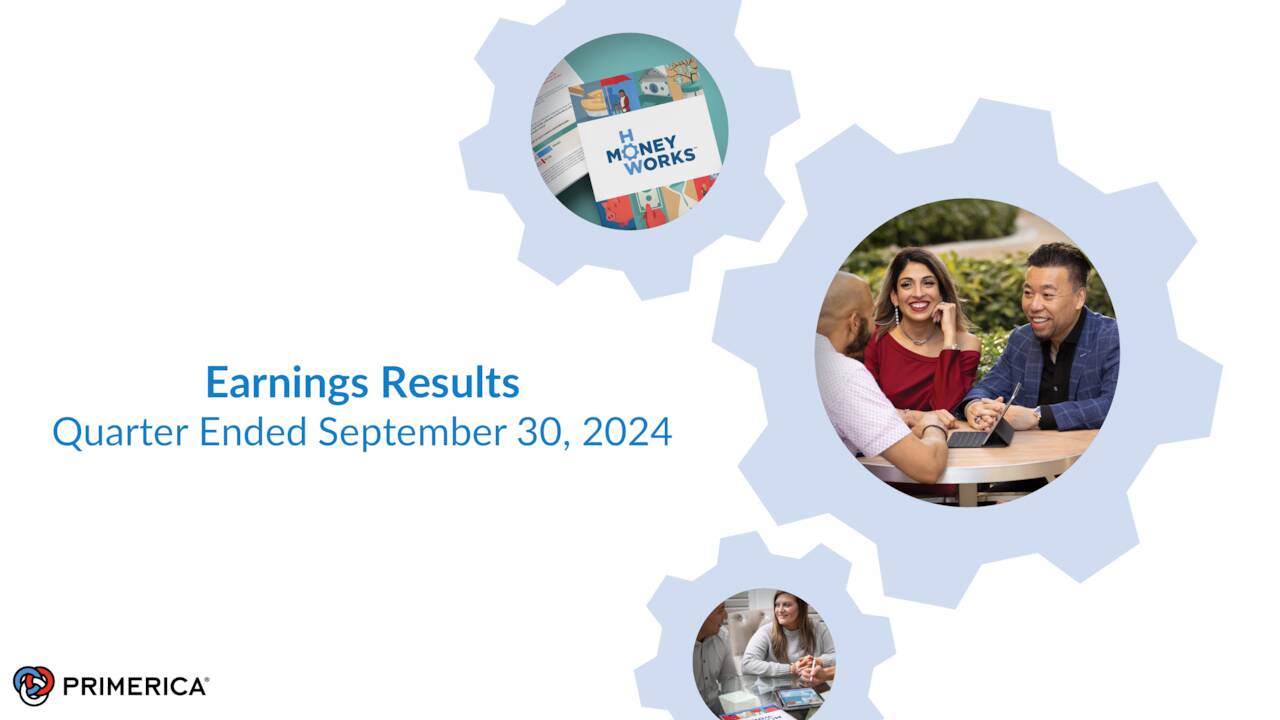 Primerica, Inc. 2024 Q3 - Results - Earnings Call Presentation (NYSE:PRI) | Seeking Alpha