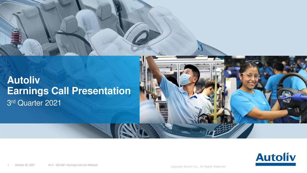 Autoliv, Inc. 2021 Q3 - Results - Earnings Call Presentation (NYSE:ALV ...
