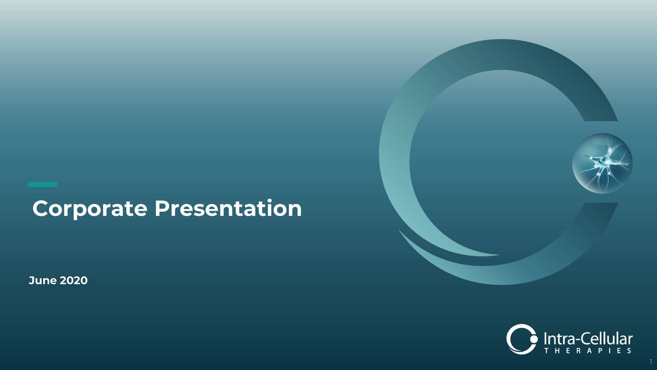 Intra-Cellular Therapies (ITCI) Investor Presentation - Slideshow ...