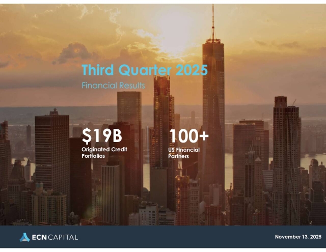 ECN Capital Corp. 2025 Q3 - Results - Earnings Call Presentation (TSX ...