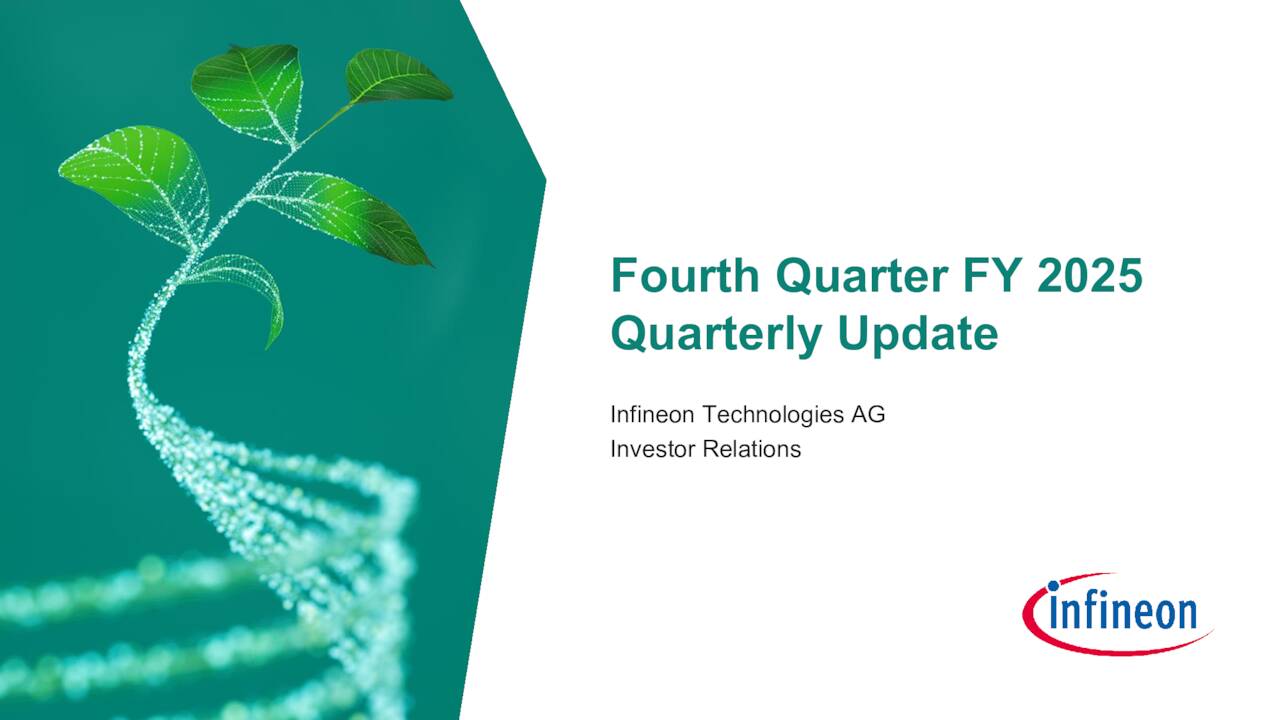 Infineon Technologies AG 2025 Q4 - Results - Earnings Call Presentation ...