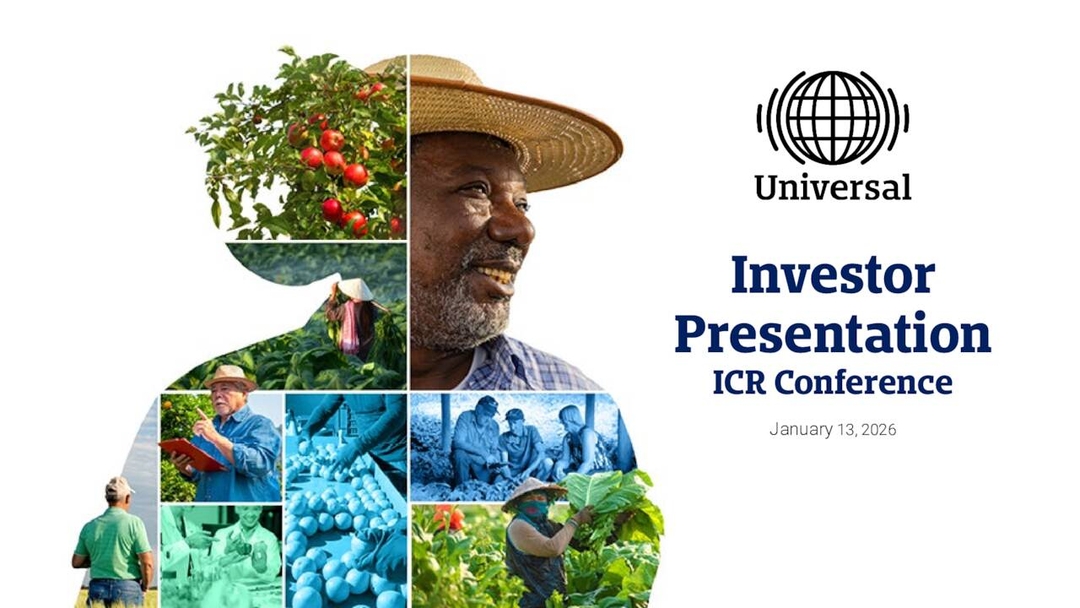 Universal Corporation (UVV) Presents at ICR Conference 2026 - Slideshow ...