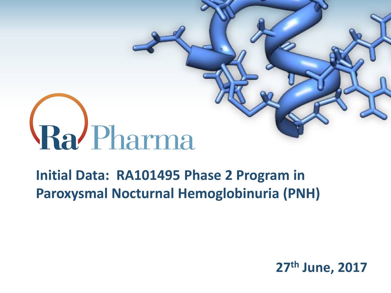 Ra Pharmaceuticals (RARX) Updates On Initial Data from Phase 2 Clinical ...