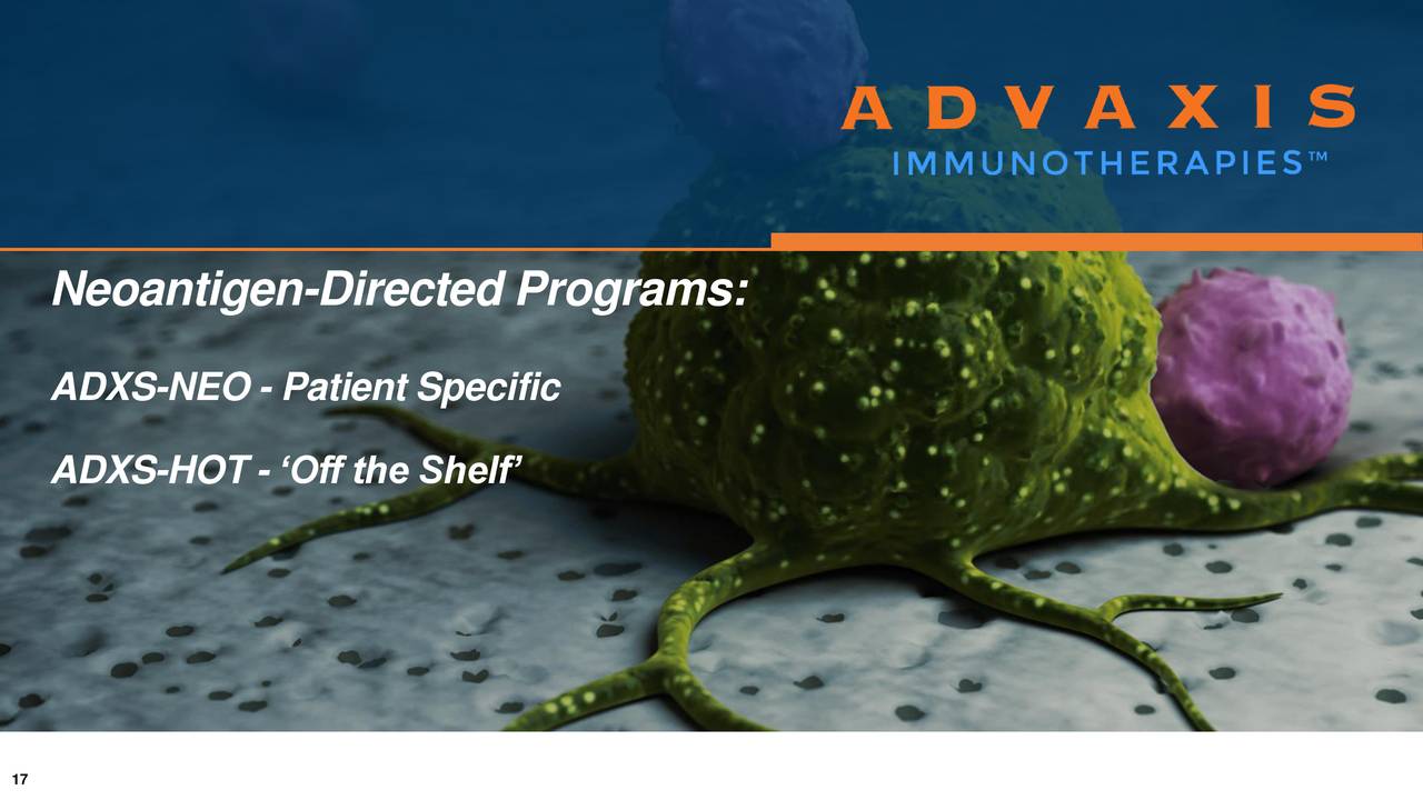 Advaxis (ADXS) Investor Presentation - Slideshow (OTCMKTS:ADXS ...