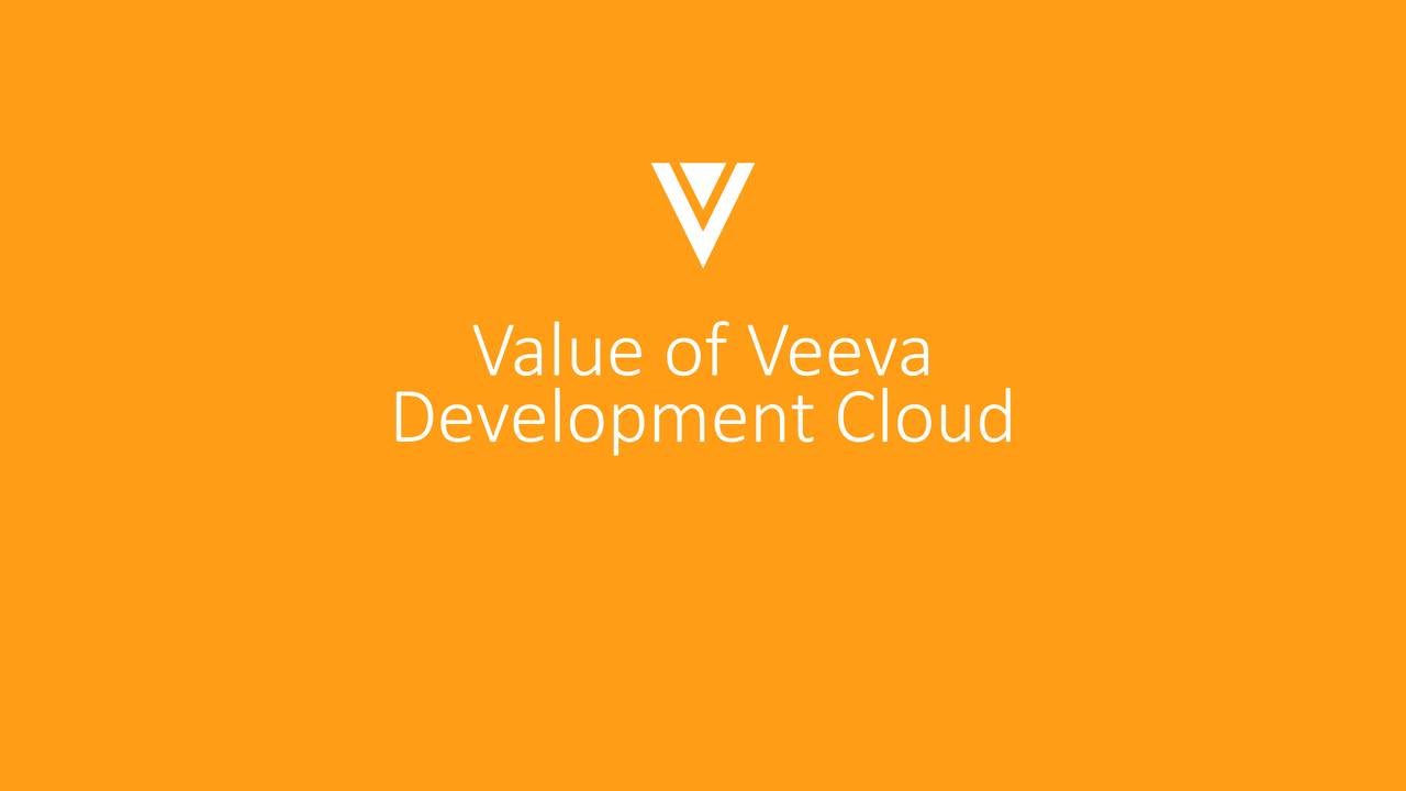 Veeva Systems (VEEV) Investor Presentation - Slideshow (NYSE:VEEV ...