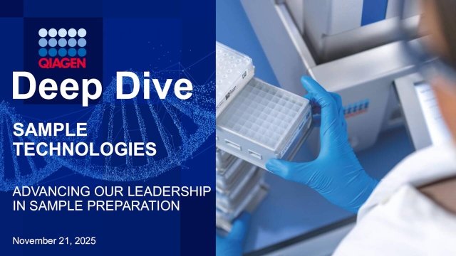 Qiagen N.V. (QGEN) Deep Dive Into Sample Technologies: Leadership ...