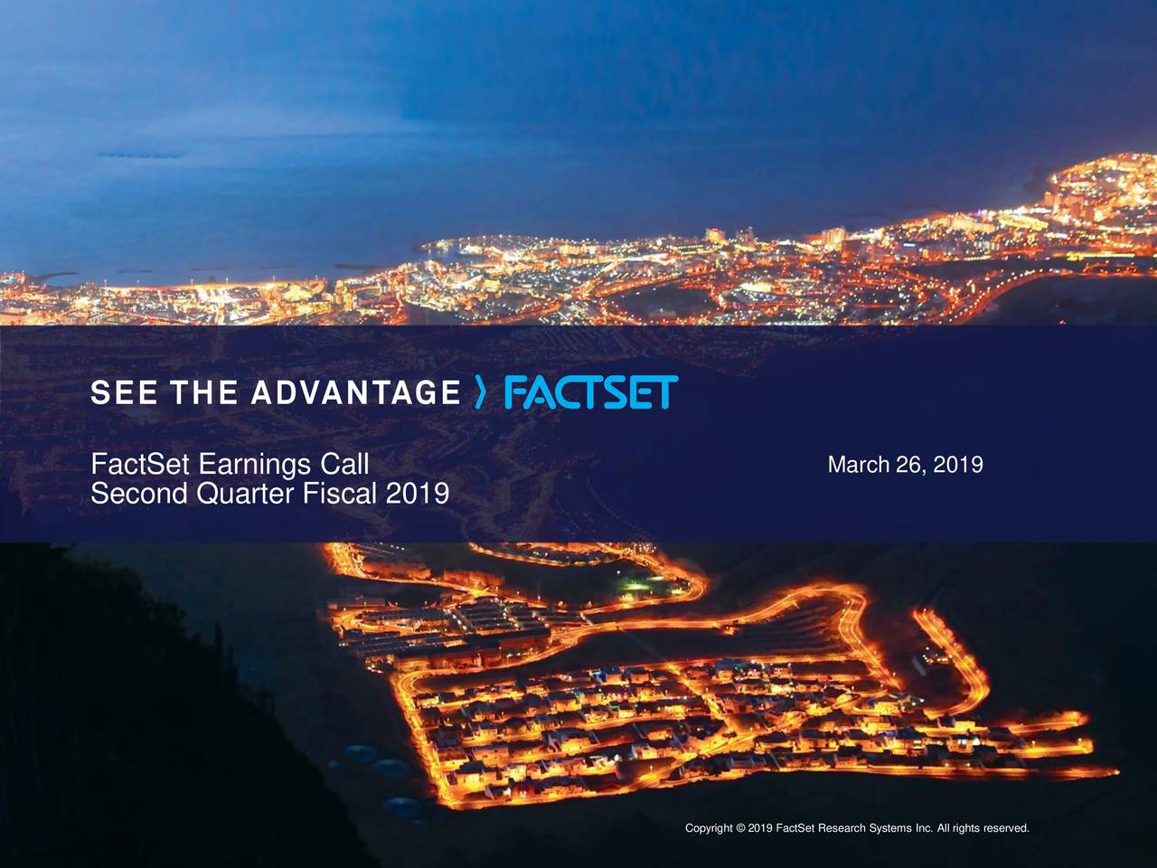 FactSet Research Systems Inc. 2019 Q2 - Results - Earnings Call Slides ...