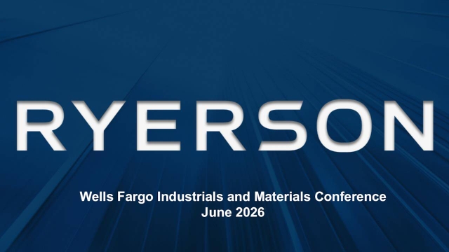 Ryerson Holding Corporation (RYZ) Presents at 16th Annual Wells Fargo ...