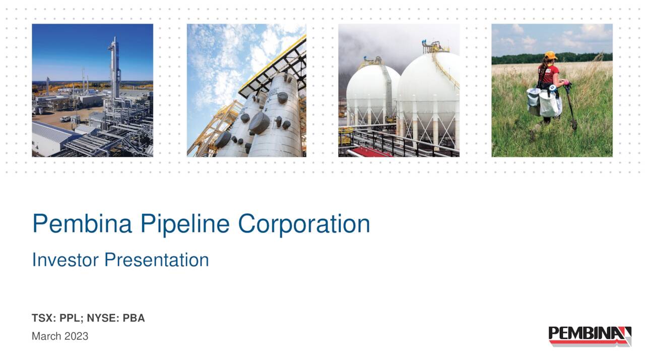 Pembina Pipeline Corporation 2023 Q1 - Results - Earnings Call ...