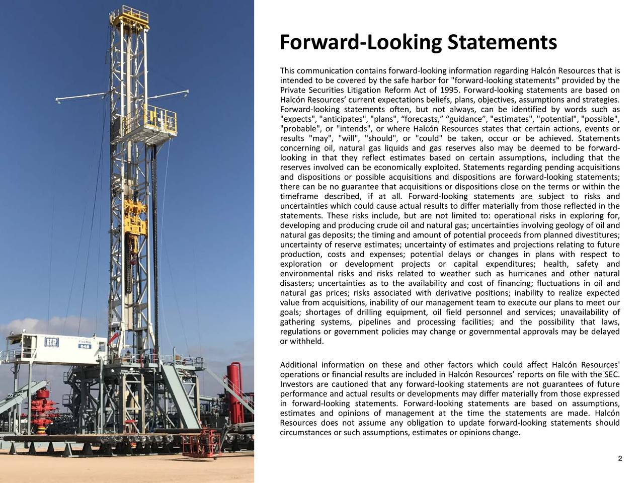 Halcon Resources Corporation 2017 Q3 - Results - Earnings Call Slides ...