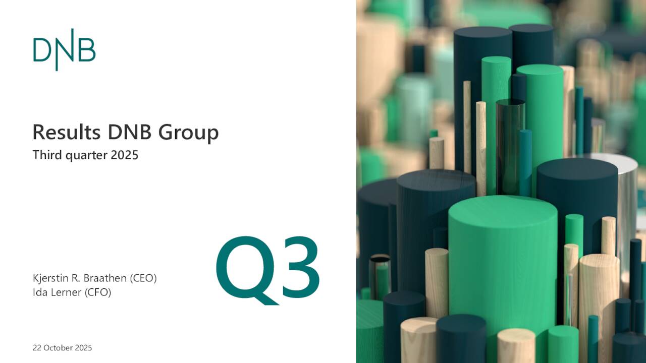 DNB Bank ASA 2025 Q3 - Results - Earnings Call Presentation (OTCMKTS ...
