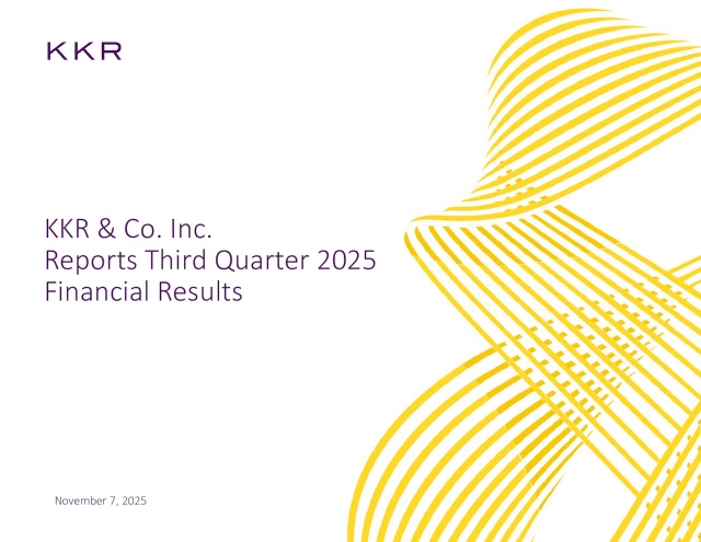 KKR & Co. Inc. 2025 Q3 - Results - Earnings Call Presentation (NYSE:KKR ...
