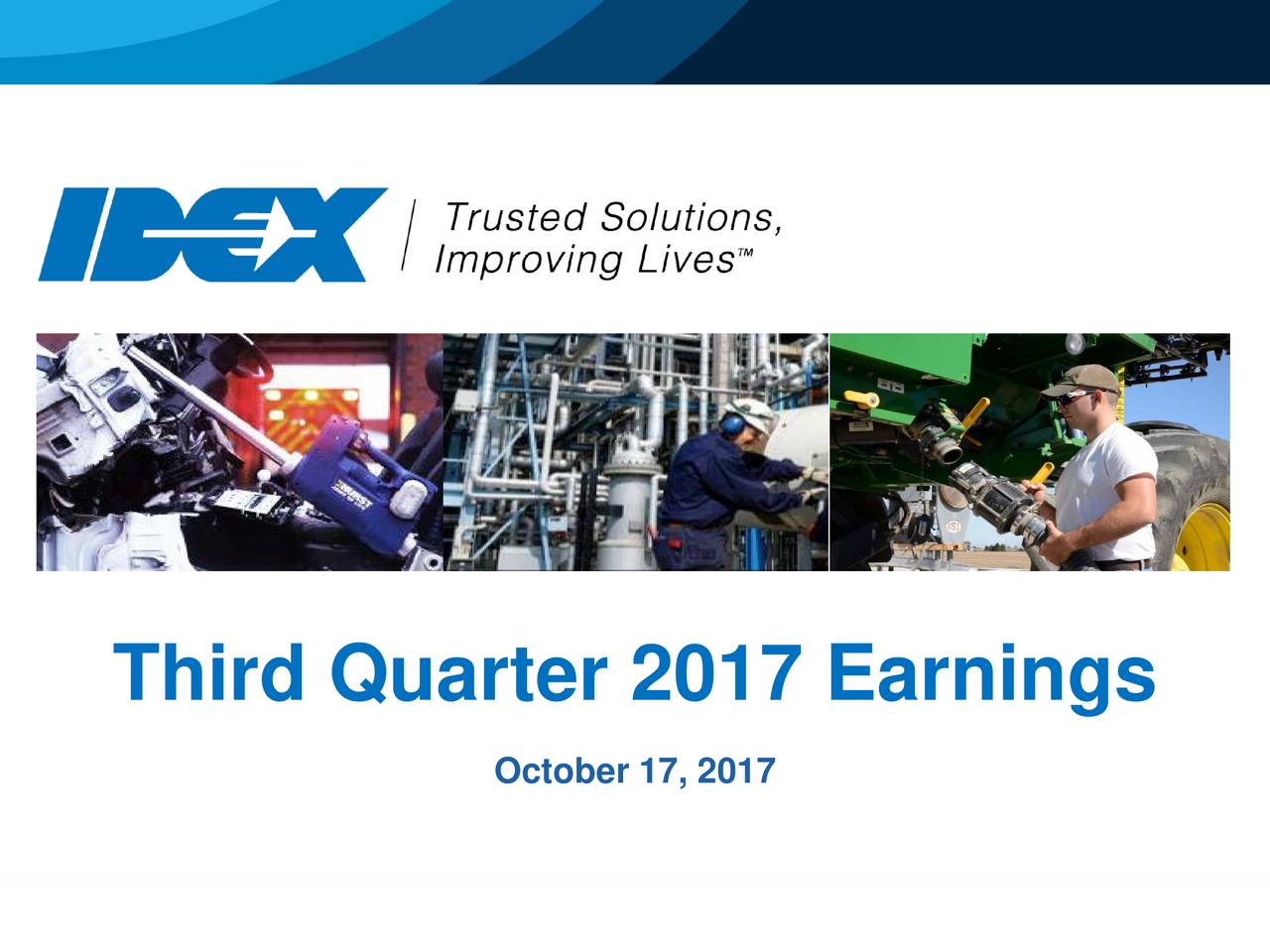 IDEX Corporation 2017 Q3 - Results - Earnings Call Slides (NYSE:IEX ...