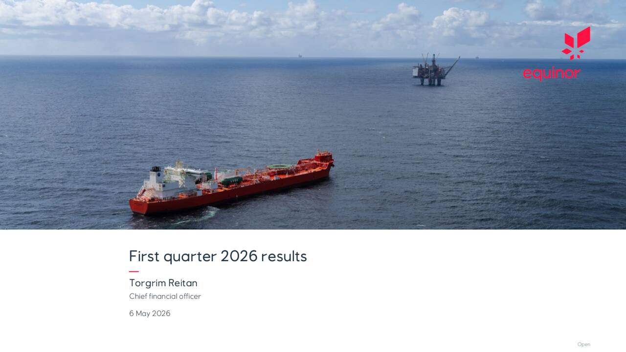 Equinor ASA 2026 Q1 - Results - Earnings Call Presentation (NYSE:EQNR ...