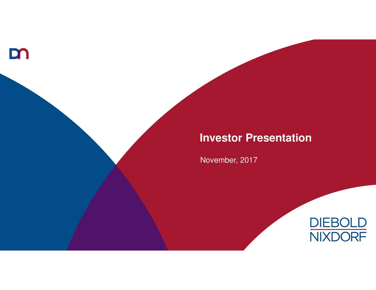 Diebold Nixdorf (DBD) Presents At Northcoast Research's Fall Management ...