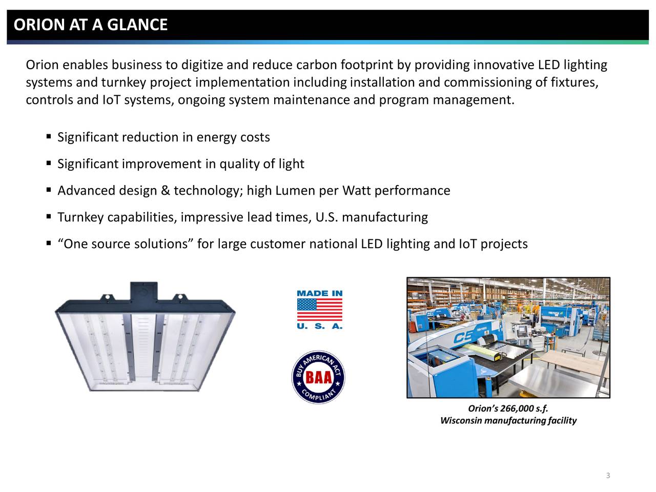 Orion Energy Systems (OESX) Investor Presentation - Slideshow (NASDAQ ...