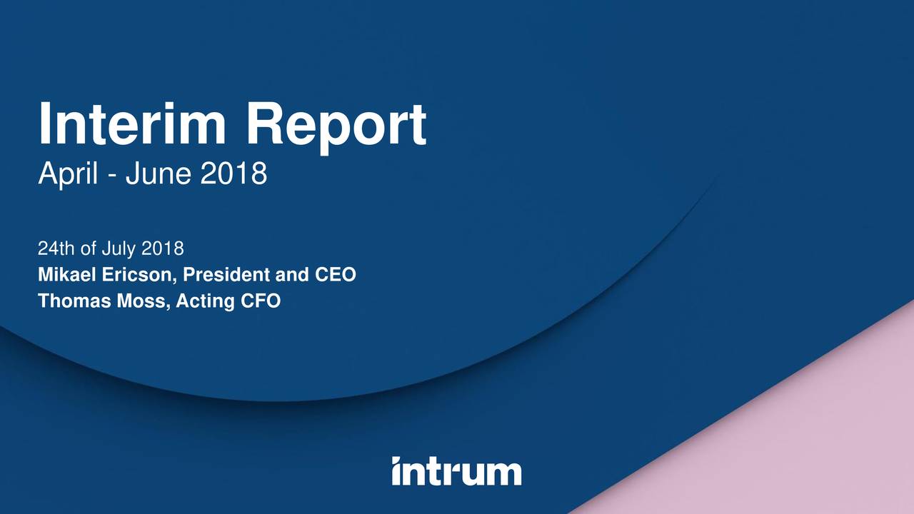 Intrum AB ADR 2018 Q2 - Results - Earnings Call Slides (OTCMKTS:ITJTQ ...