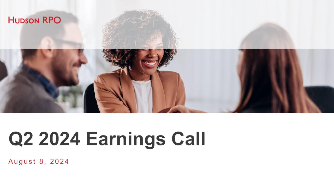 Hudson Global, Inc. 2024 Q2 - Results - Earnings Call Presentation (NASDAQ:HSON) | Seeking Alpha