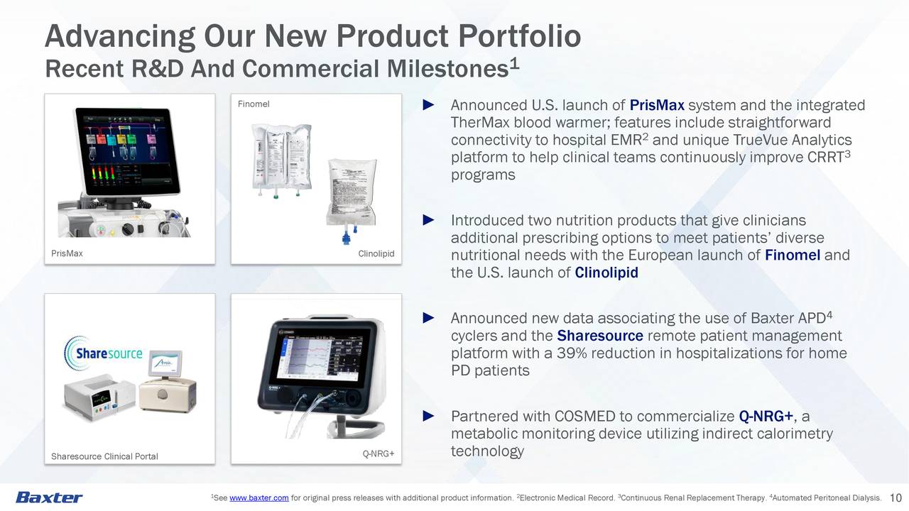 Baxter International Inc. 2019 Q3 - Results - Earnings Call ...