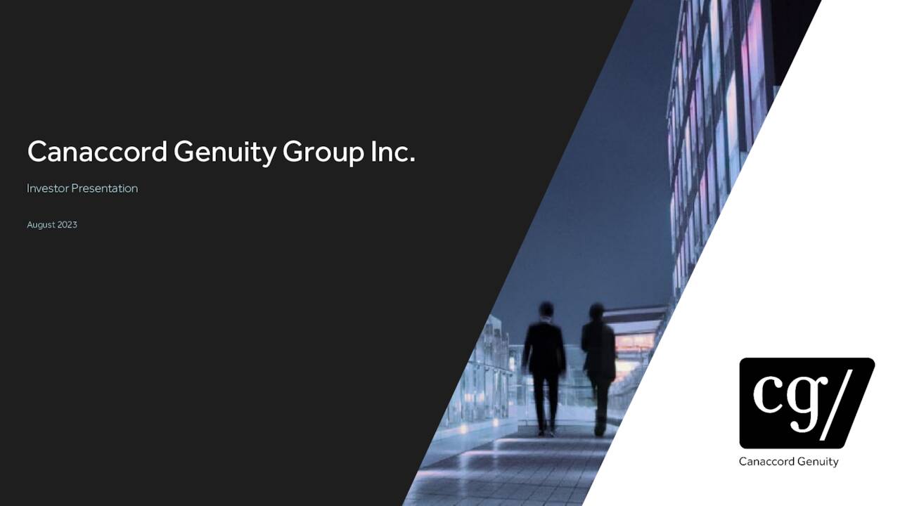 Canaccord Genuity Group Inc. 2023 Q1 - Results - Earnings Call Presentation (OTCMKTS:CCORF ...