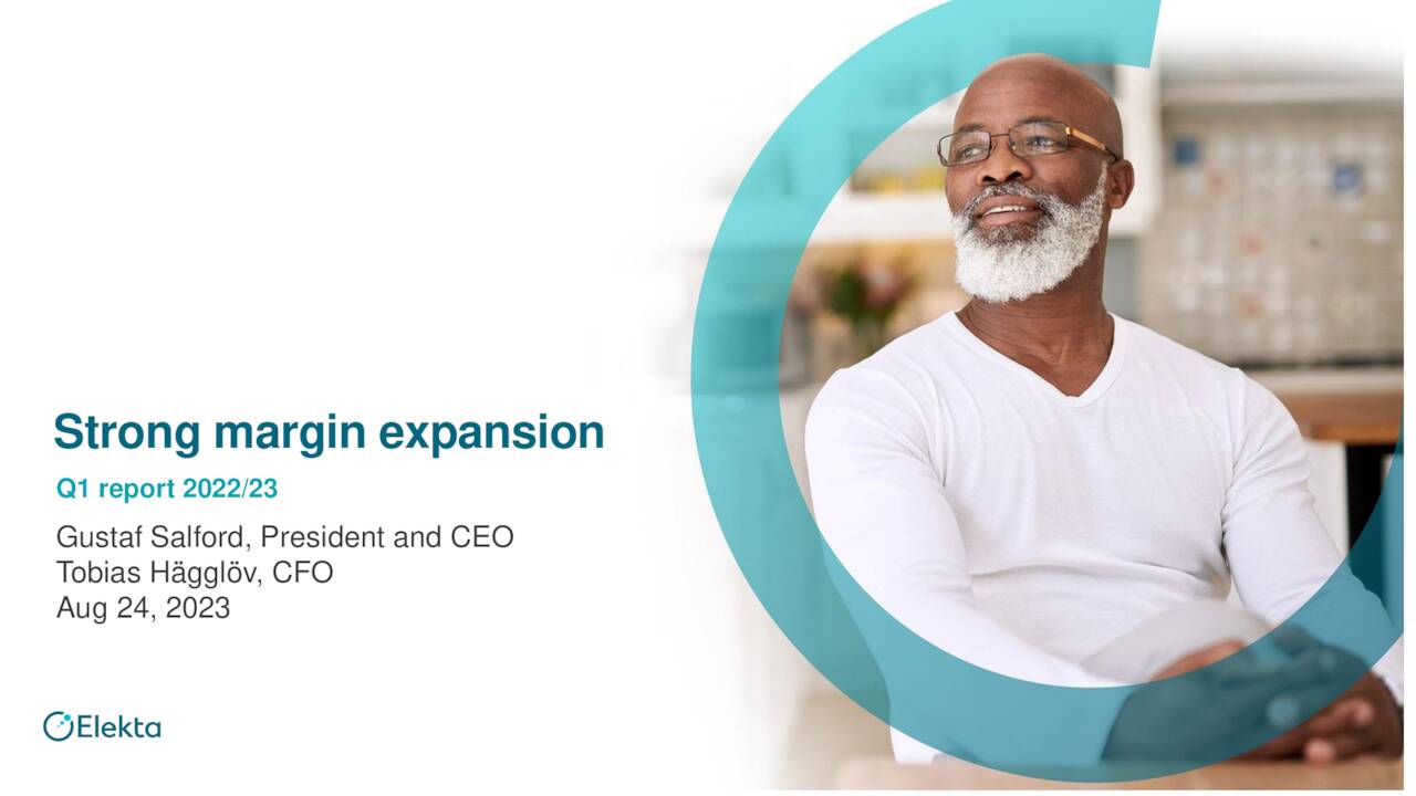 Elekta AB (publ) 2024 Q1 - Results - Earnings Call Presentation (OTCMKTS:EKTAF) | Seeking Alpha