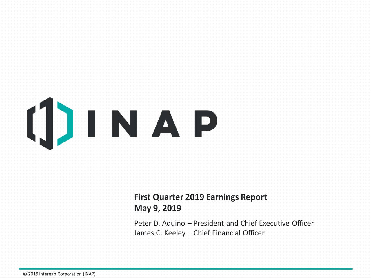 Internap Corporation 2019 Q1 - Results - Earnings Call Slides (NASDAQ ...