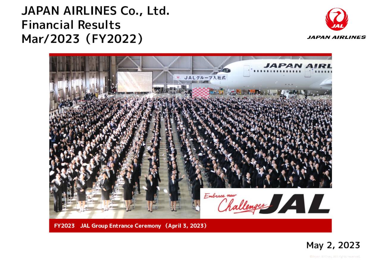 Japan Airlines Co., Ltd. 2022 Q4 - Results - Earnings Call Presentation ...