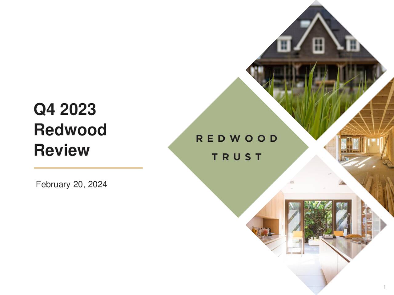 Redwood Trust, Inc. 2023 Q4 - Results - Earnings Call Presentation ...