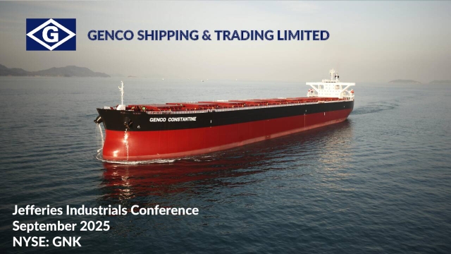Genco Shipping & Trading Limited (GNK) Presents at Jefferies Mining and ...