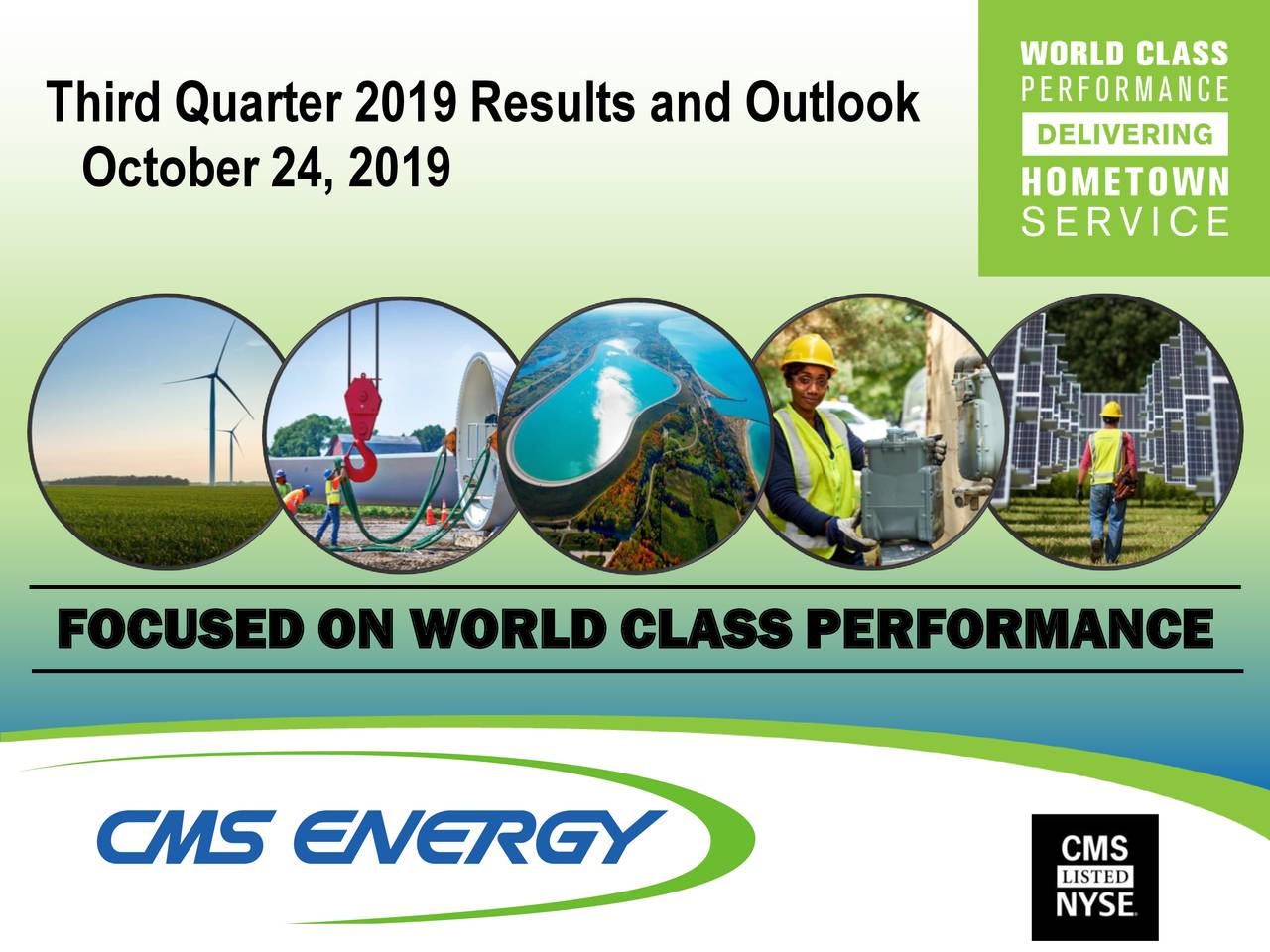 CMS Energy Corporation 2019 Q3 - Results - Earnings Call Presentation ...