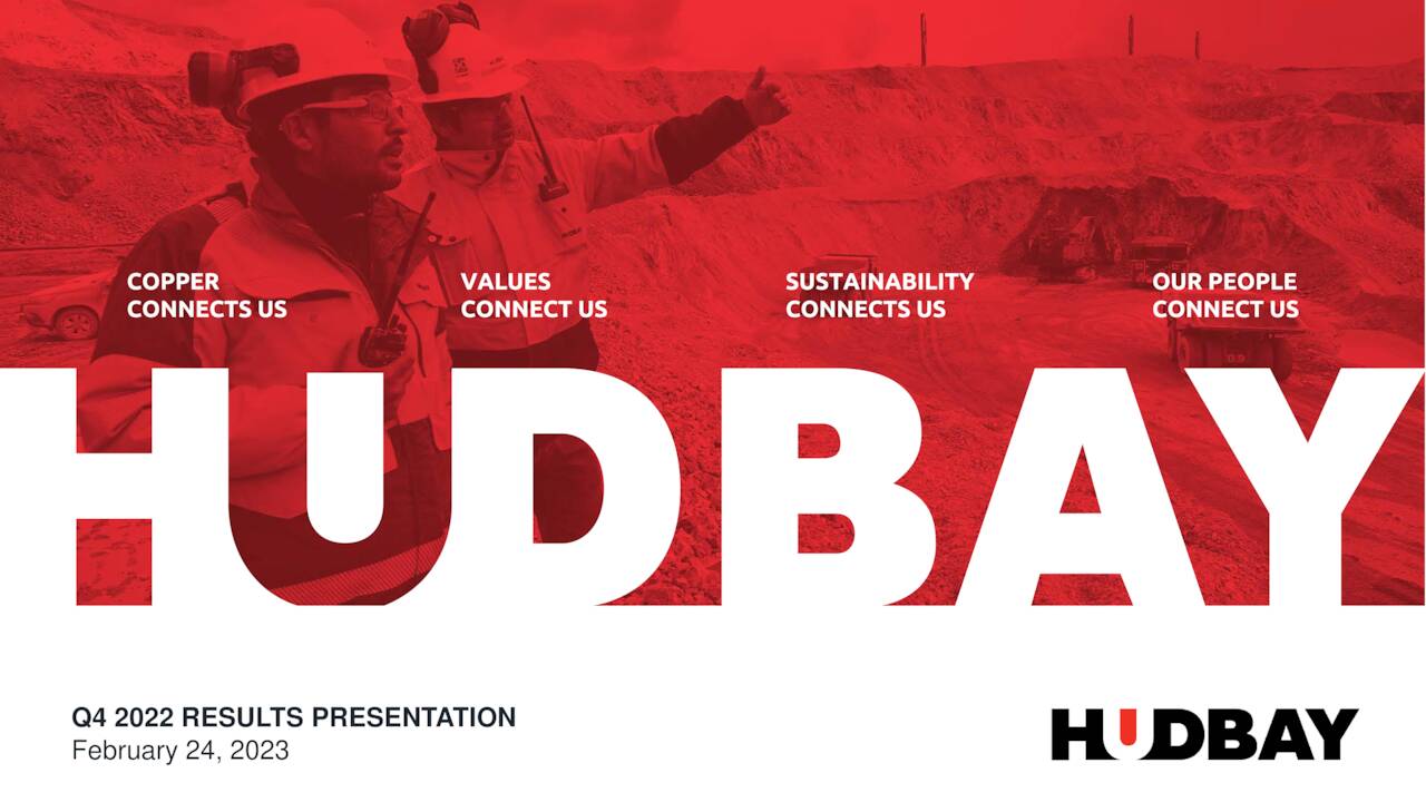 Hudbay Minerals Inc. 2022 Q4 - Results - Earnings Call Presentation ...