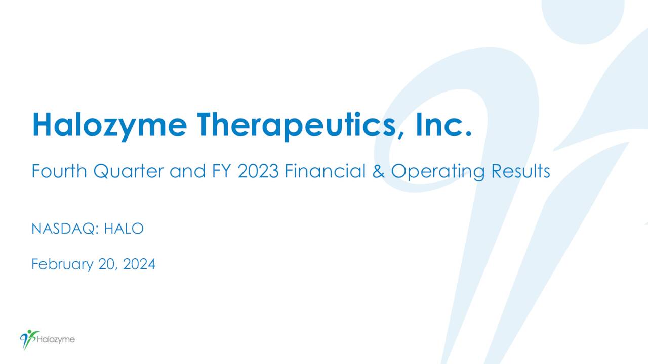 Halozyme Therapeutics, Inc. 2023 Q4 - Results - Earnings Call ...