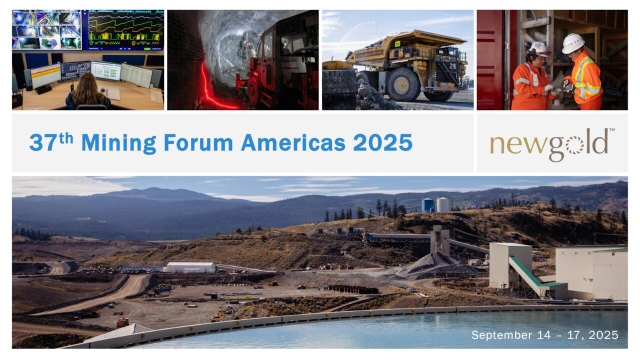 New Gold Inc. (NGD:CA) Presents at Mining Forum Americas 2025 ...