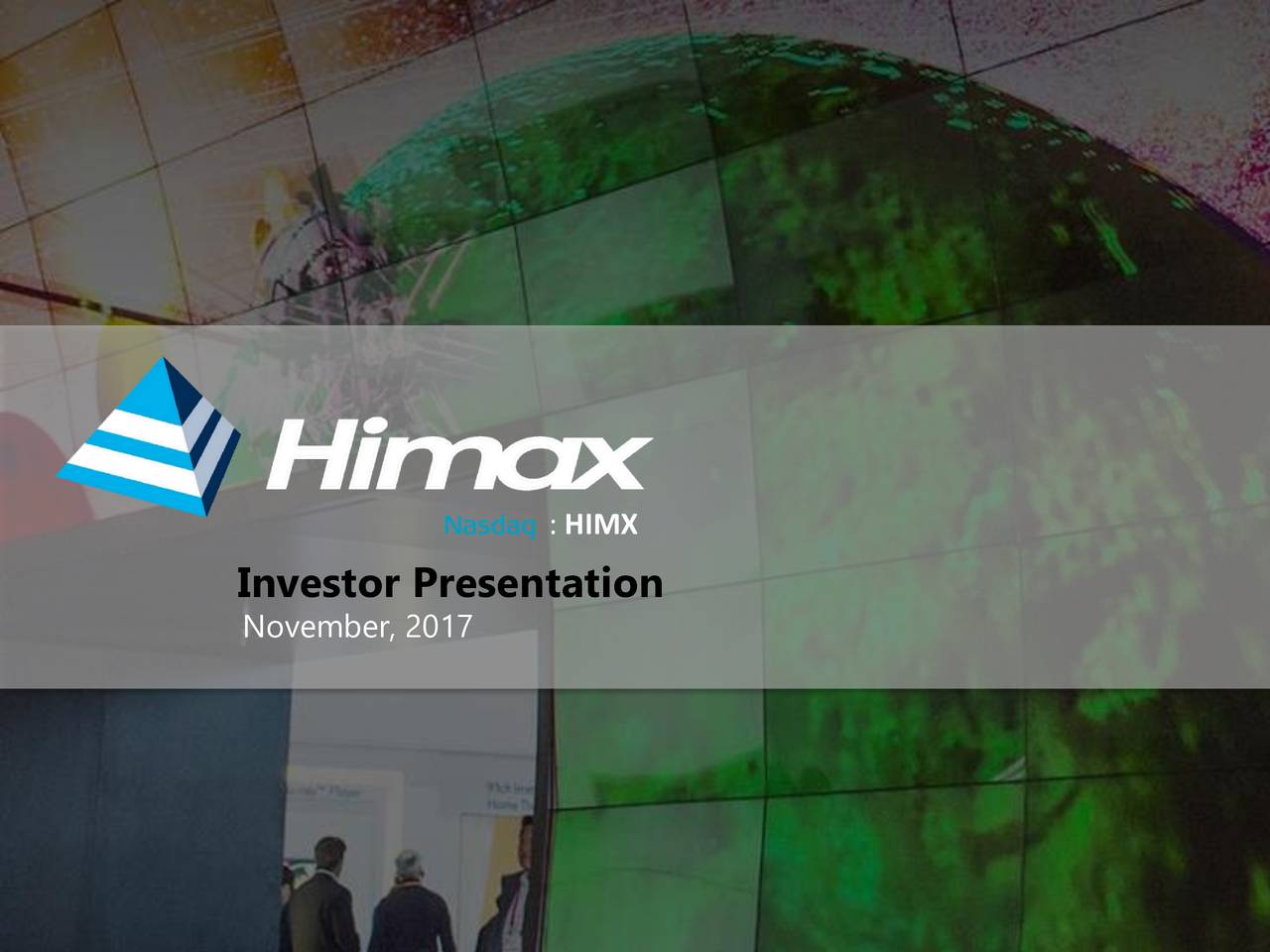 Himax Technologies, Inc. 2017 Q3 - Results - Earnings Call Slides (NASDAQ:HIMX) | Seeking Alpha