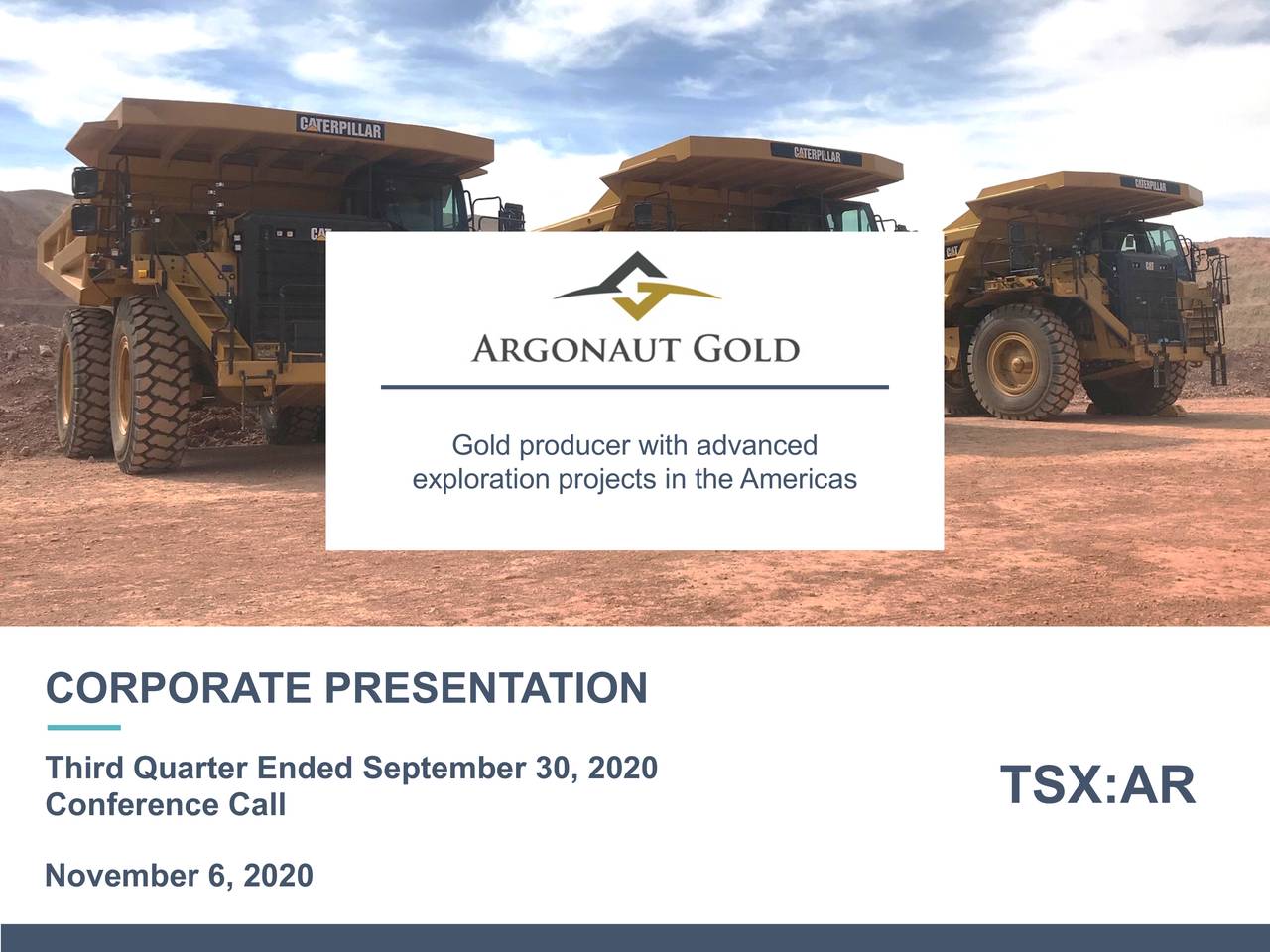 Argonaut Gold Inc. 2020 Q3 - Results - Earnings Call Presentation ...