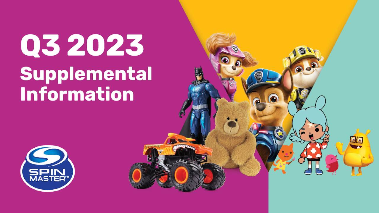 Spin Master Corp. 2023 Q3 - Results - Earnings Call Presentation ...